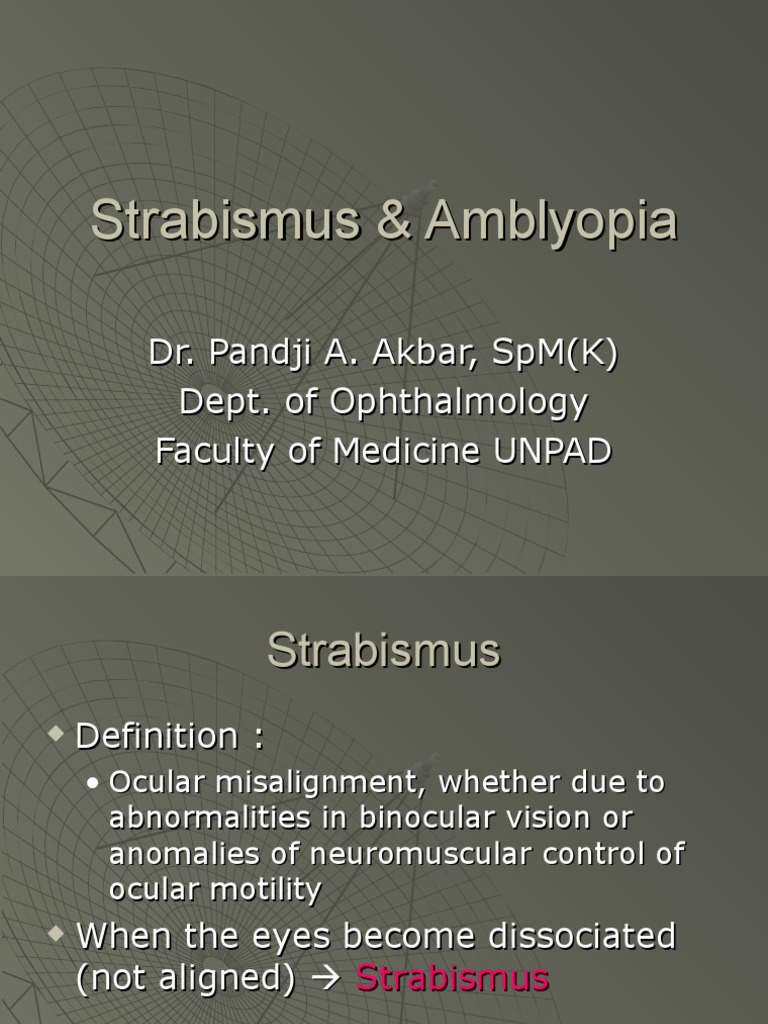 Strabismus | PDF | Visual System | Light