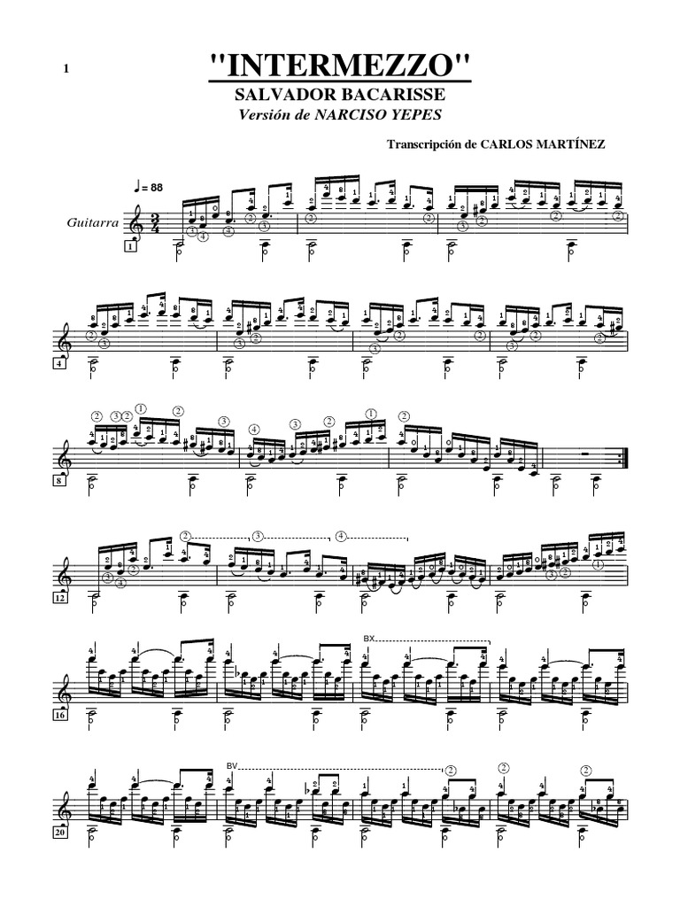Intermezzo - Bacarisse | PDF