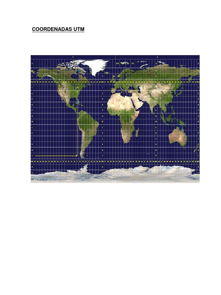 Coordenadas Utm | PDF