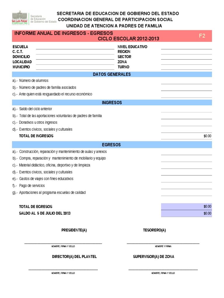 Formatos F1 y F2 2013-2014 | PDF | Crecimiento personal y profesional | Negocios