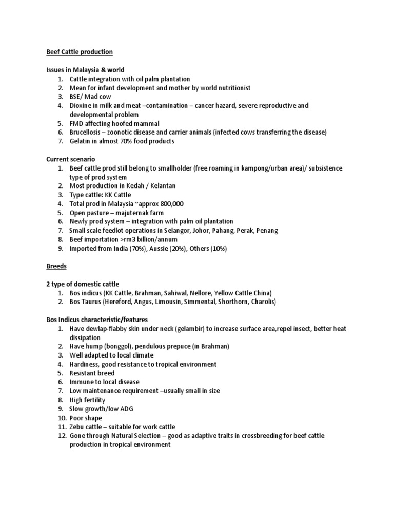 An Overview of Beef Cattle Production Systems and Breeding Management ...