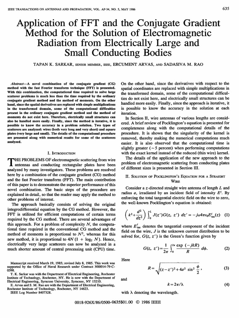 01143871 | Download Free PDF | Fast Fourier Transform | Convolution