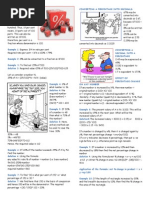 Percentage Notes | PDF | Percentage | Discounting