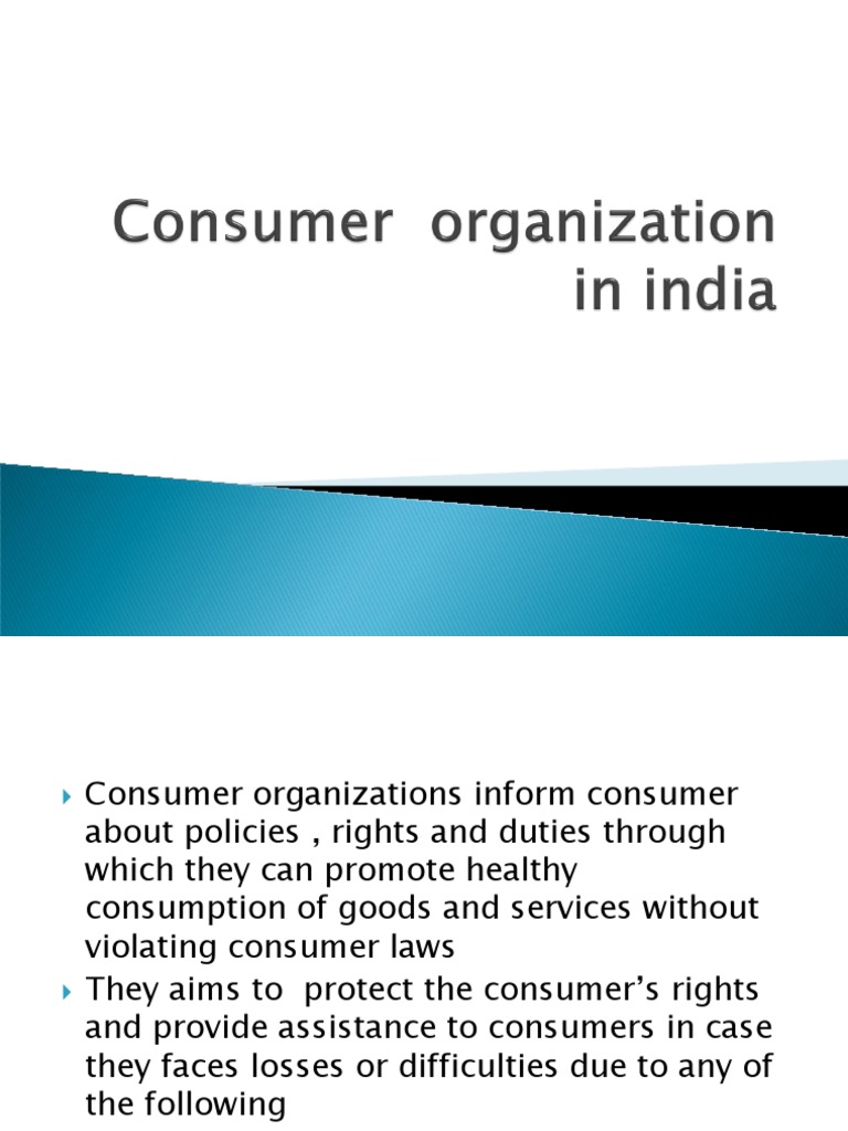 Consumer Organization in India | PDF | Social Science