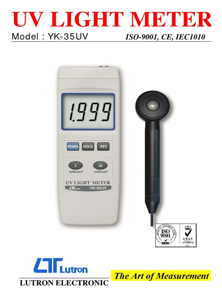 Measure UVA & UVB Light with Professional UV Meter | PDF | Ultraviolet ...