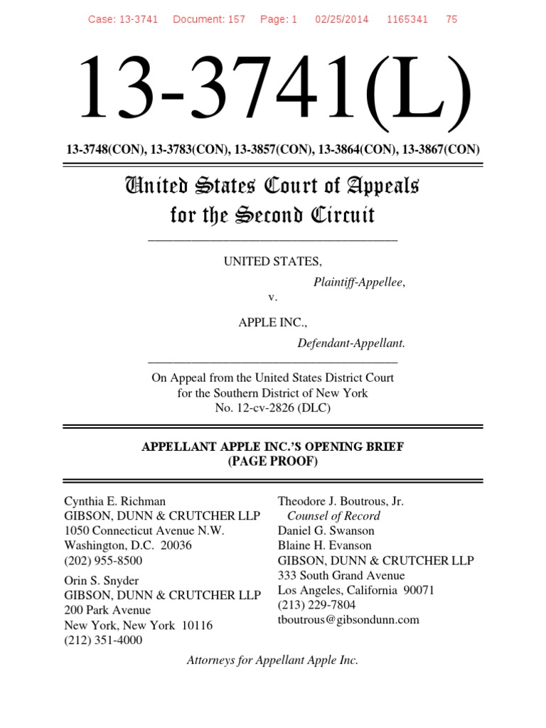 Apple Appeal Ebooks | PDF | Conspiracy (Civil) | E Books