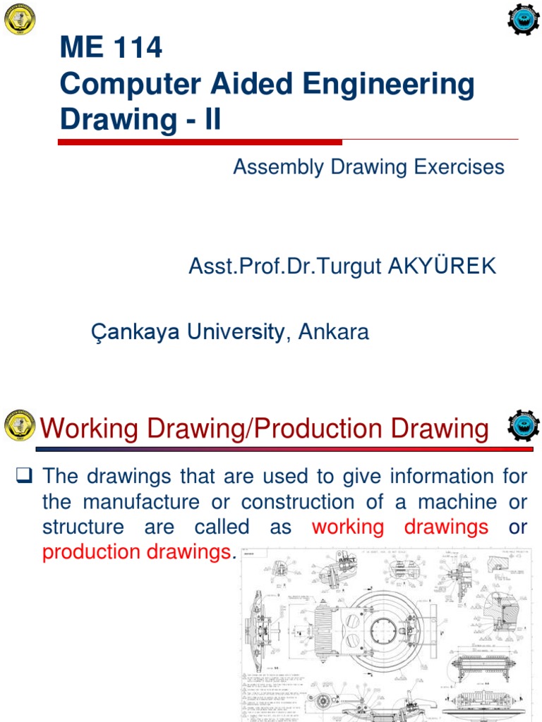 Assembly Drawing Exercises | PDF | Engineering
