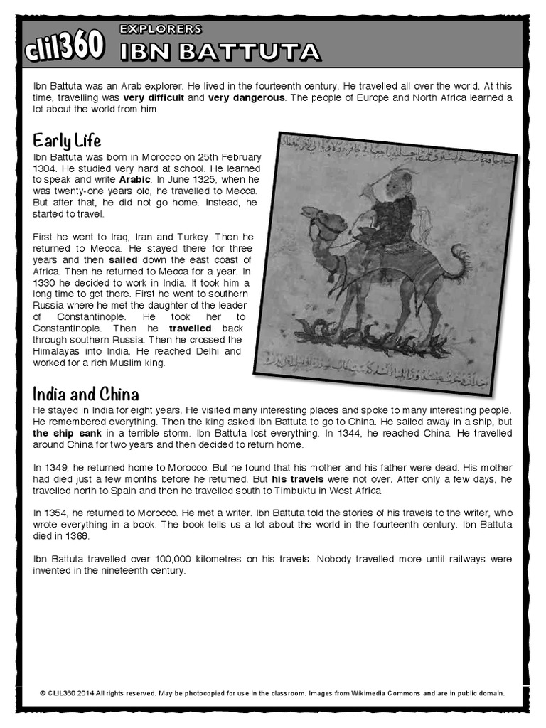 Ibn Battuta: Life and Travels Overview | PDF