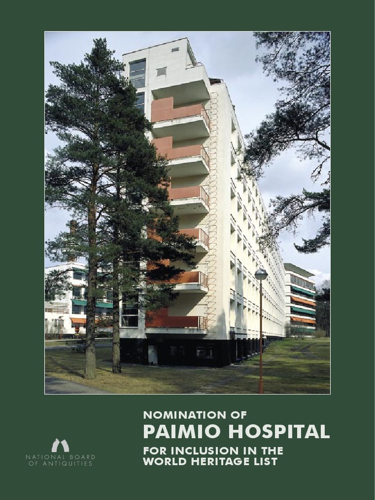 Nomination of Paimio Hospital | PDF | Tuberculosis | Wellness