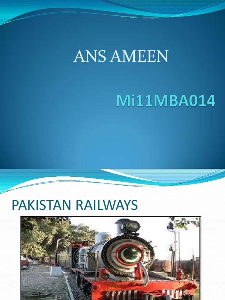 Pakistan Railways | Rail Transport | Train