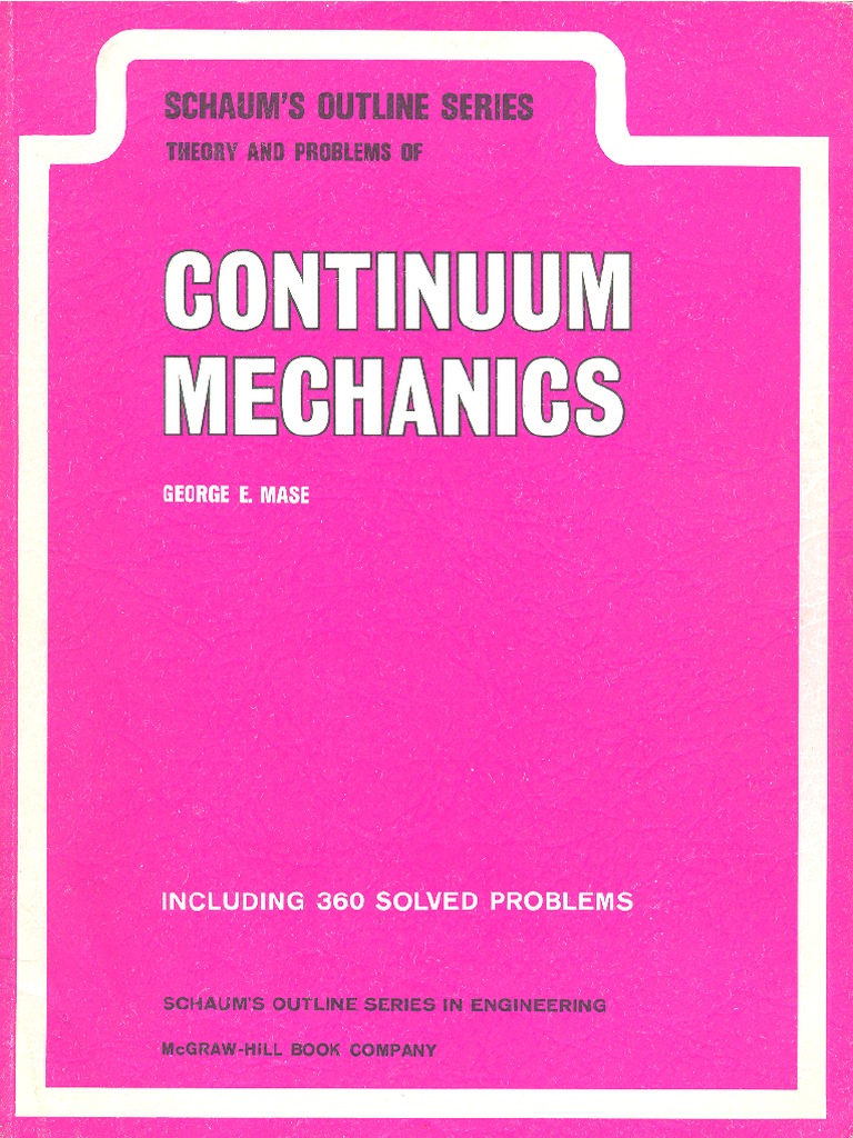 Continuum Mechanics | PDF
