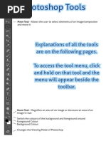 Photoshop Tools and Their Functions | PDF