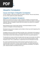 Constipation CHEO Handout | PDF | Constipation | Human Feces