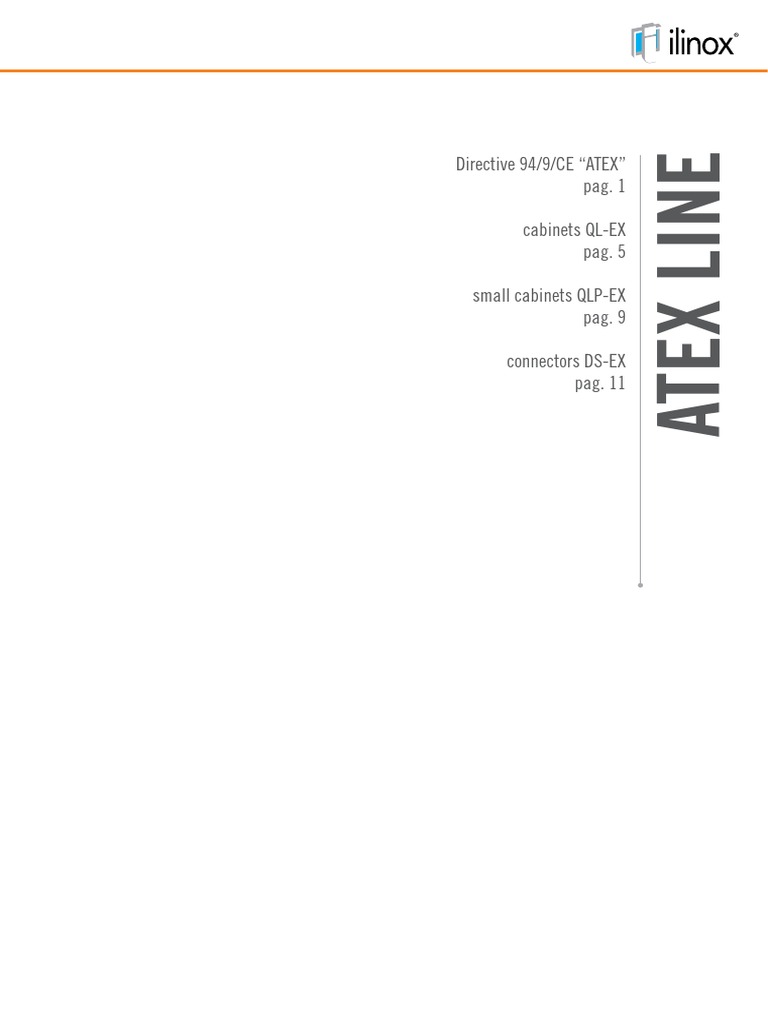 Ilinox Atex Line | PDF | Explosive Material | Industries