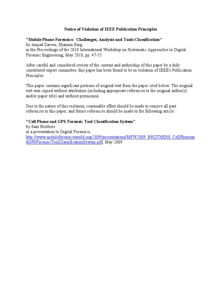 Mobile Phone Forensics Challenges, Analysis and Tools Classification ...