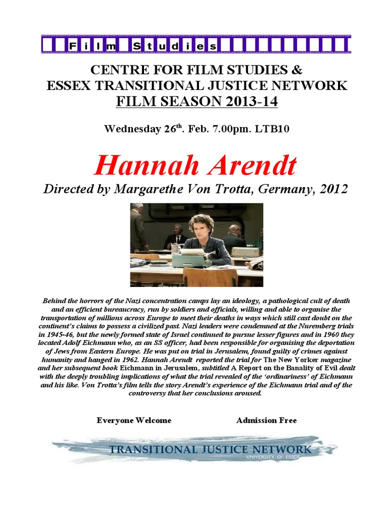 Hannah Poster | PDF | Politics | Art