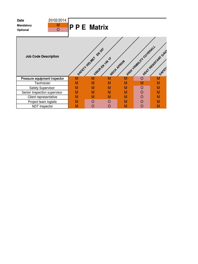 PPE Requirements for Inspectors | PDF | Business | Computers
