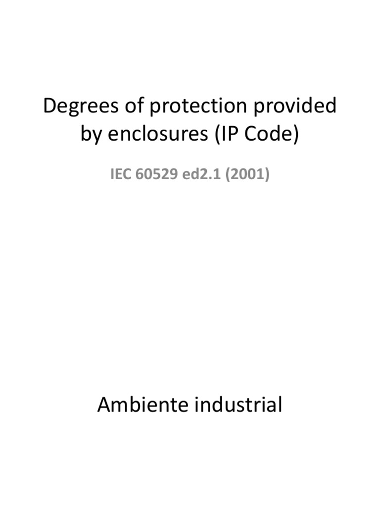 Norma Iec 60529-Nema 250 | Download Free PDF | Science | Ciencia y ...