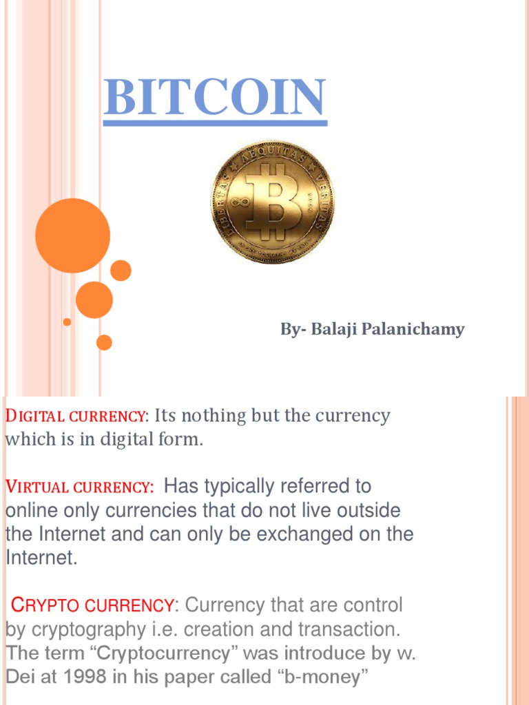 PPT Bitcoin | PDF | Bitcoin | Blockchain (Database)