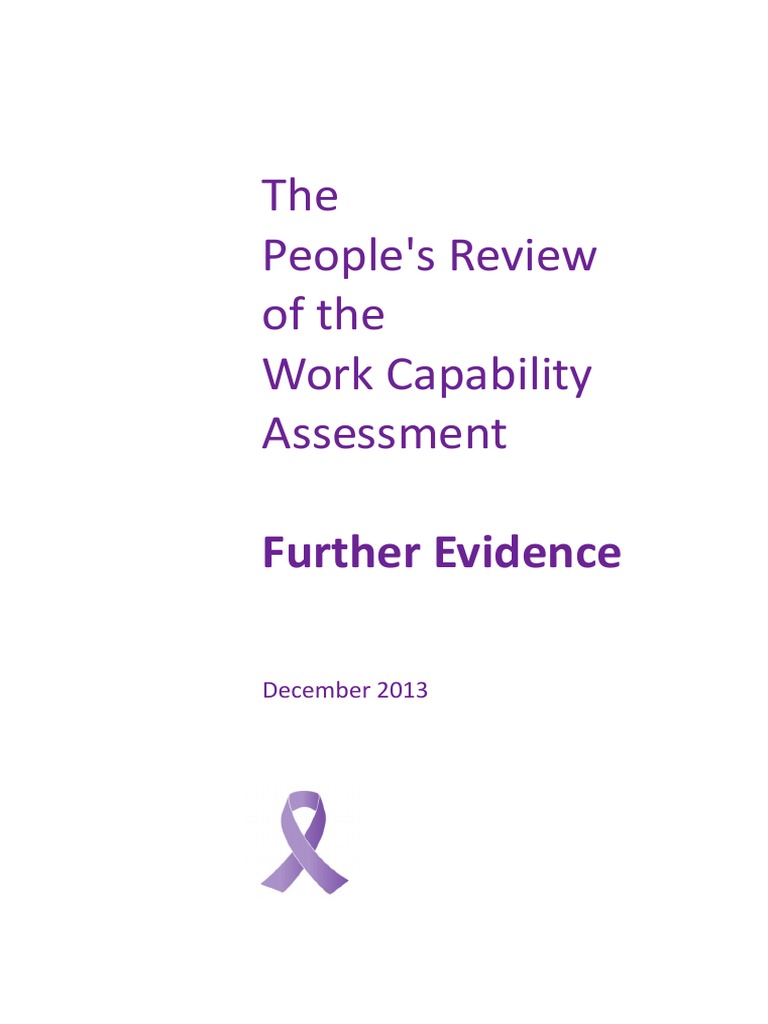 The People's Review of The Work Capability Assessment - Further ...