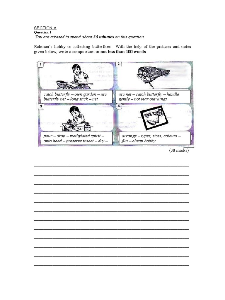 Form 1 Paper 2 English Paper | PDF | Career & Growth | Teaching Methods ...