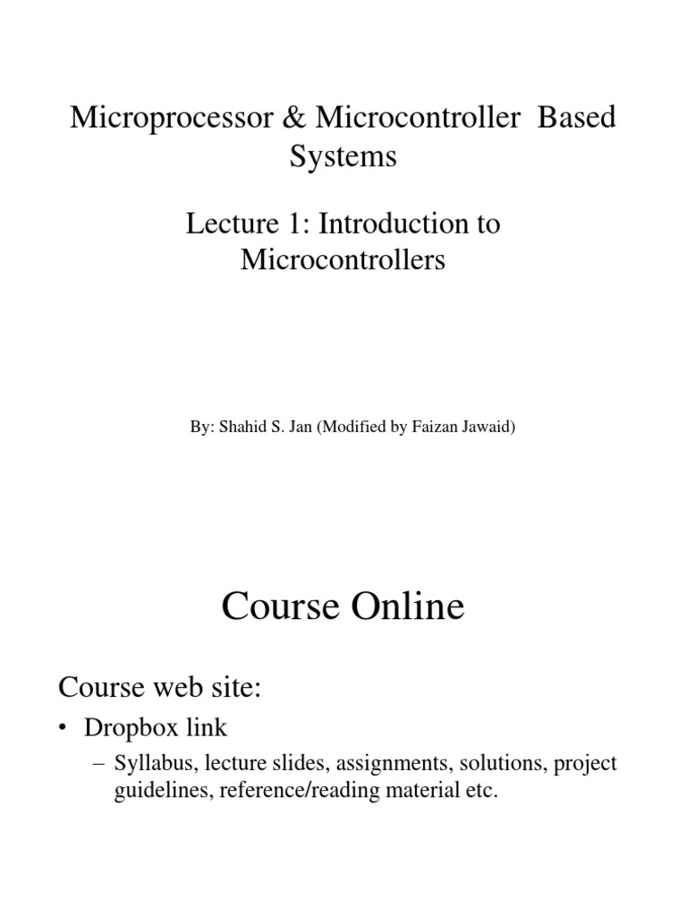 Introduction To Pic 16F877A | PDF | Pic Microcontroller | Microcontroller