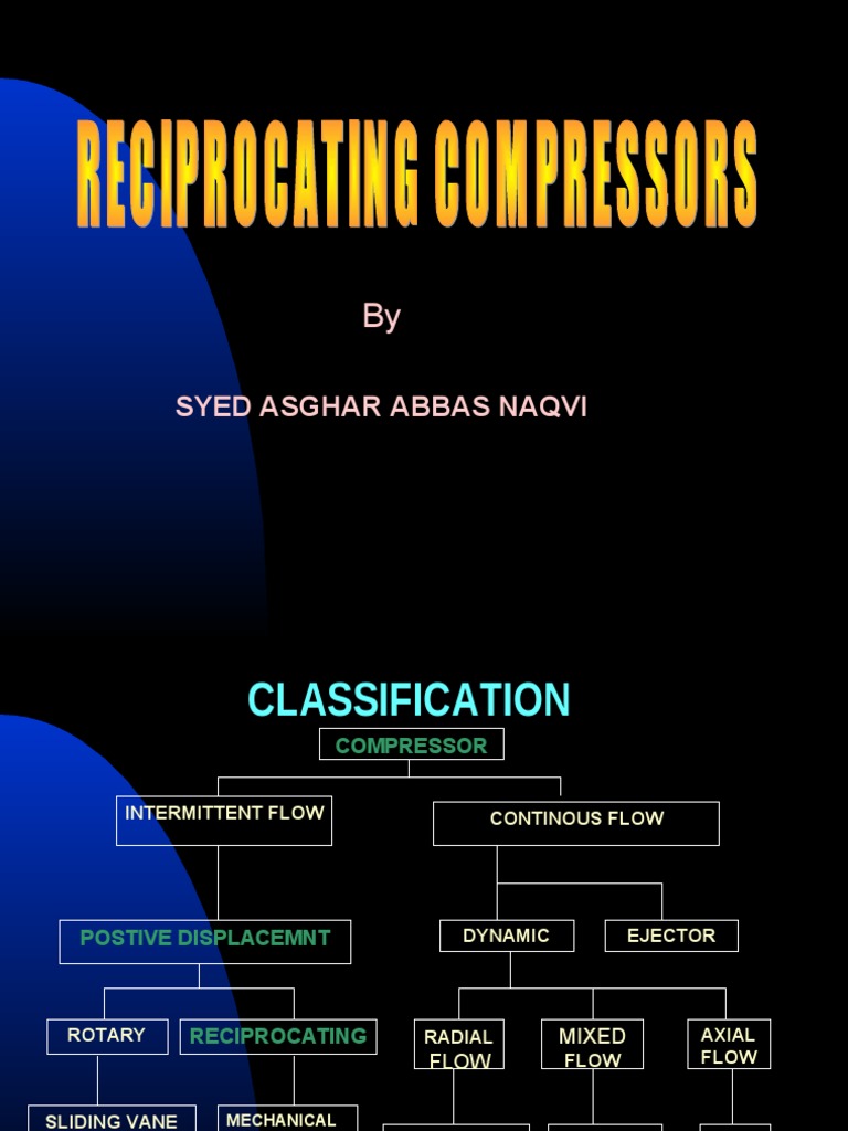 Reciprocating Compressor II | PDF | Gas Compressor | Cylinder (Engine)