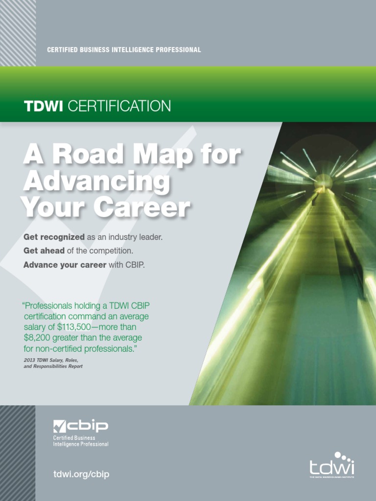 TDWI CBIP Brochure 2013 Web | PDF | Professional Certification ...