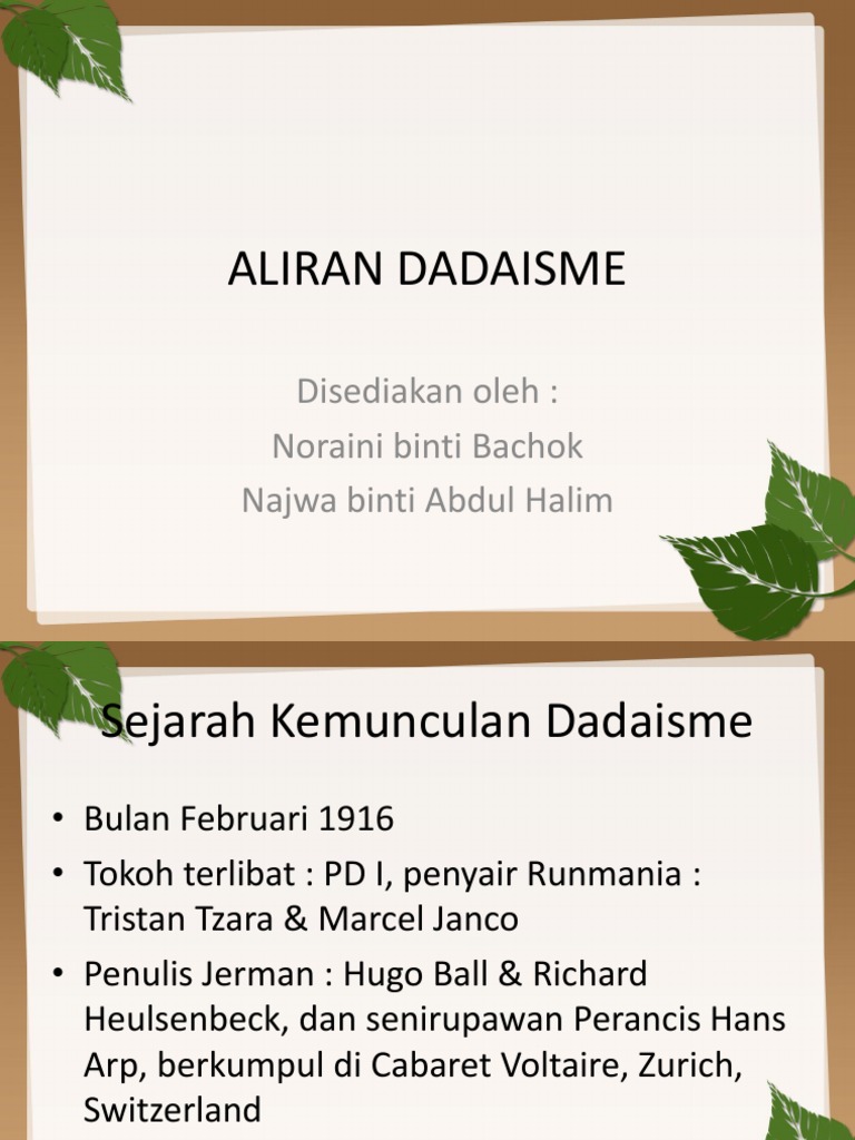 Aliran Dadaisme | PDF