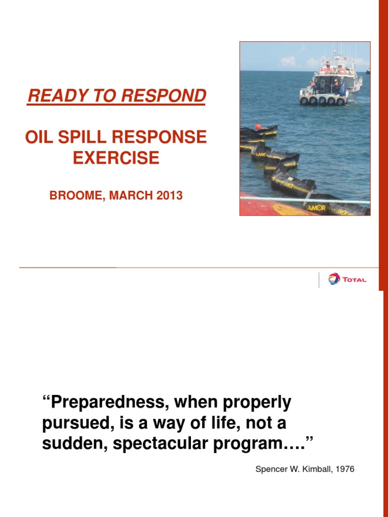 Oil Spills Response 03 - Total | PDF