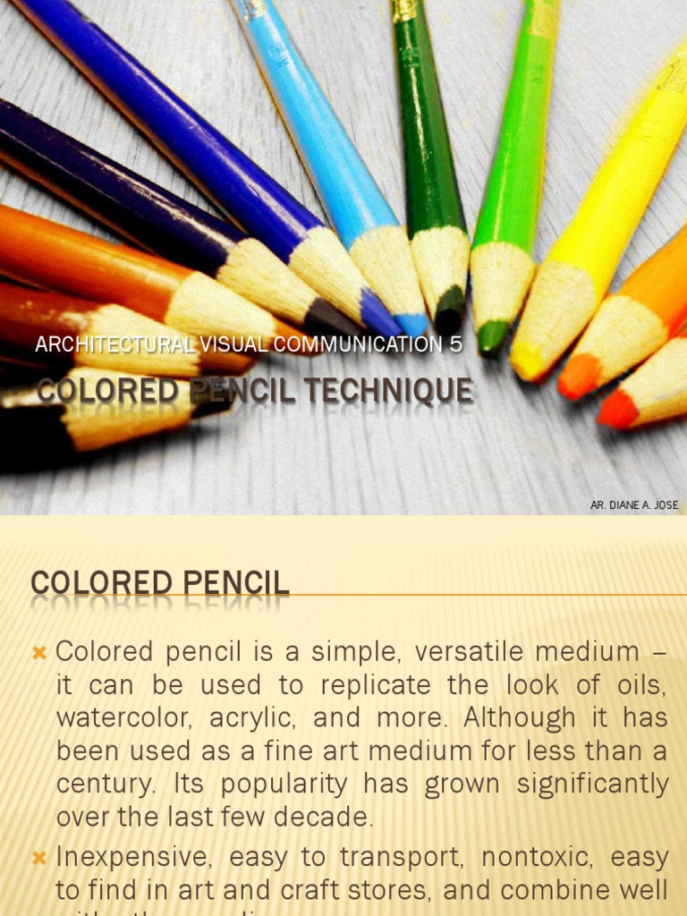 Colored Pencil Technique | PDF | Color | Hue