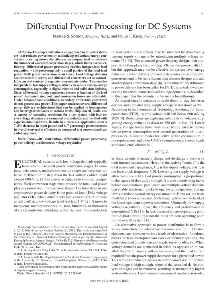 Diff Power Pro DC Sys | PDF | Power Supply | Direct Current