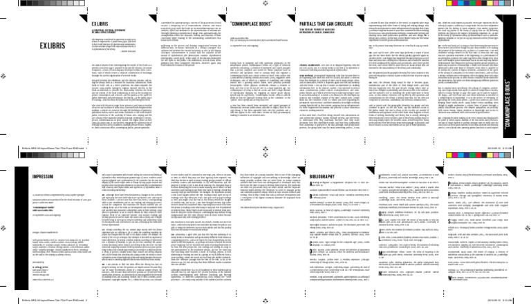 EX LIBRIS: Commonplace Books | PDF | Libraries | Reading (Process)