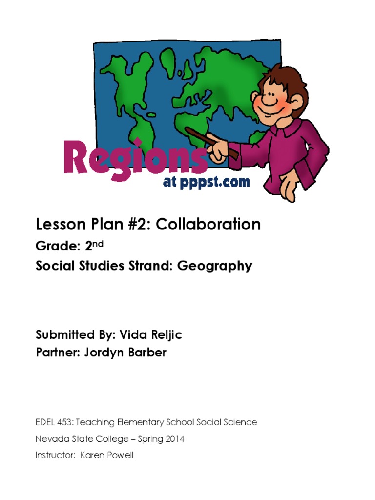 Lesson Plan #2: Collaboration: Grade: 2 Social Studies Strand ...