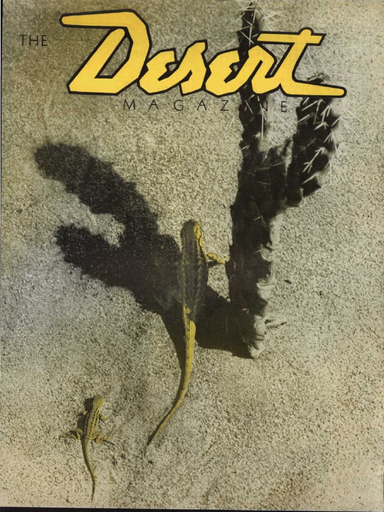 Desert Magazine 1941 January | PDF | Nature