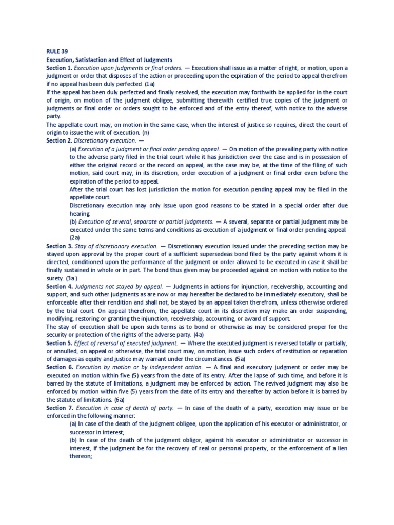 Writ of Execution (Reviewed) | PDF | Garnishment | Judgment (Law)