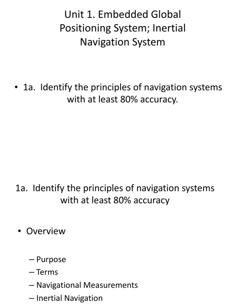 Egi-Ins Part 1 | PDF | Inertial Navigation System | Gyroscope