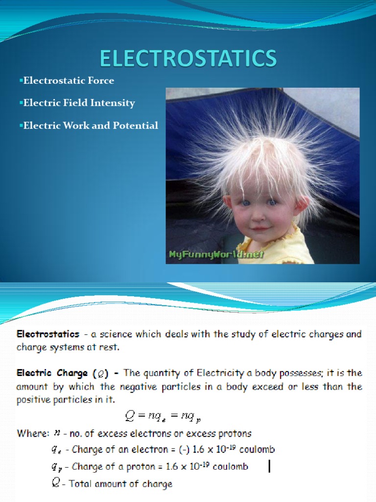 Electrostatics | PDF | Science & Mathematics