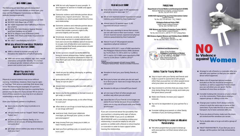 VAW-flyer-eng_20131111 | Violence | Domestic Violence