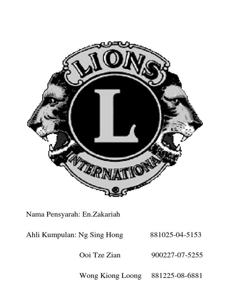 Lions Clubs Serve Sight and Youth | PDF | Society | Charity