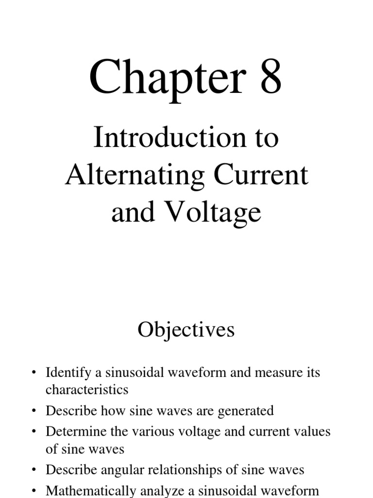 Introduction To Alternating Current and Voltage | PDF | Amplitude | Waves