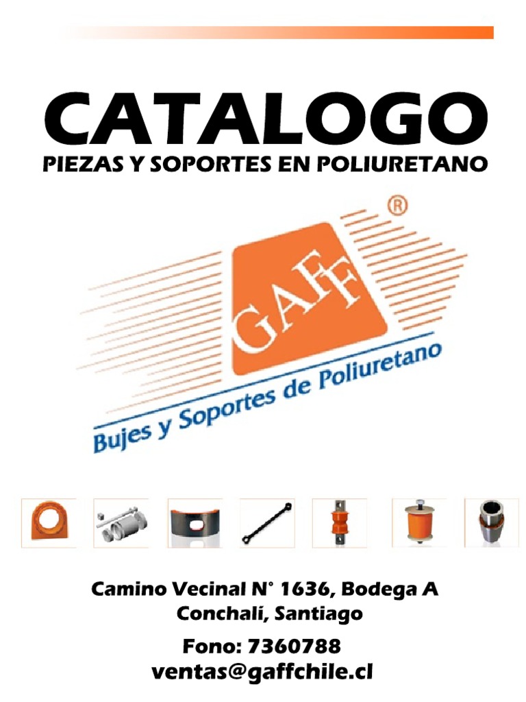 Gaff Polyurethane Parts Catalog | PDF | Automotive Industry | Motor Vehicle