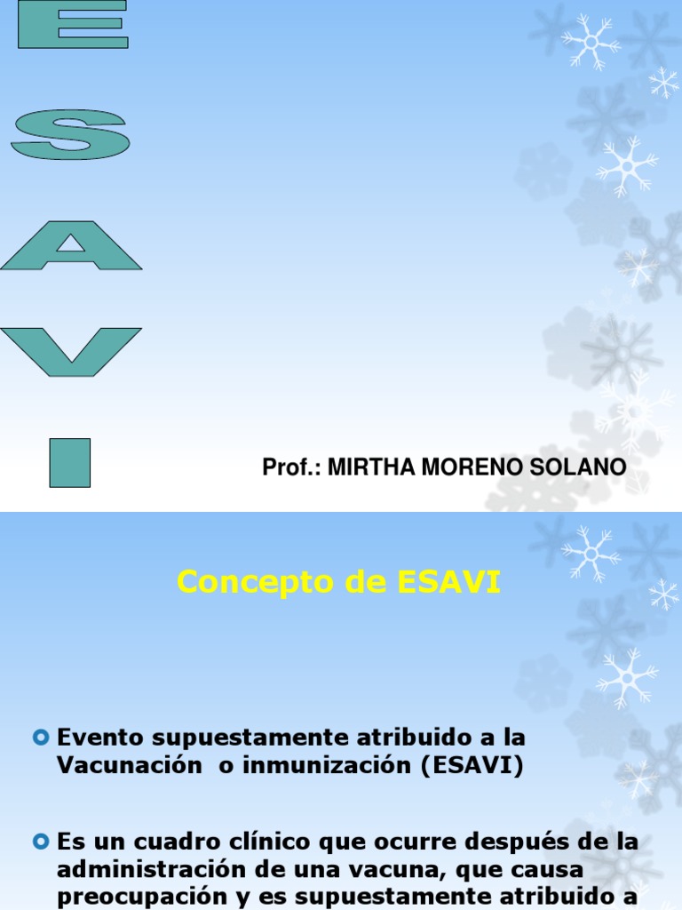 4.-ESAVI (1) | Vacunas | Salud pública | Prueba gratuita de 30 días ...