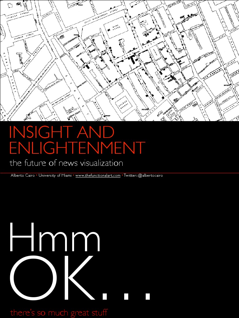 NICAR 2014 Talk by Alberto Cairo | PDF | Infographics | Semiotics