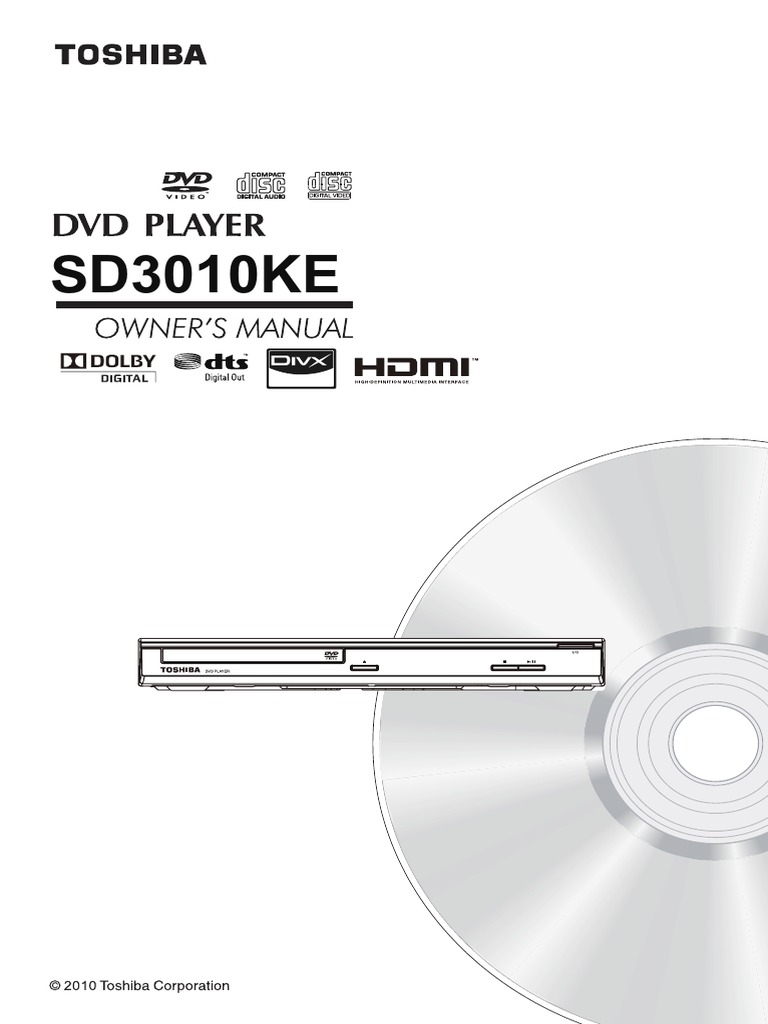 DVD Player SD3010KE Manual PDF | PDF | Hdmi | Compact Disc