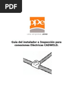 Ficha Tecnica de Soldadura Cadweld Erico | PDF | Soldadura | Construcción