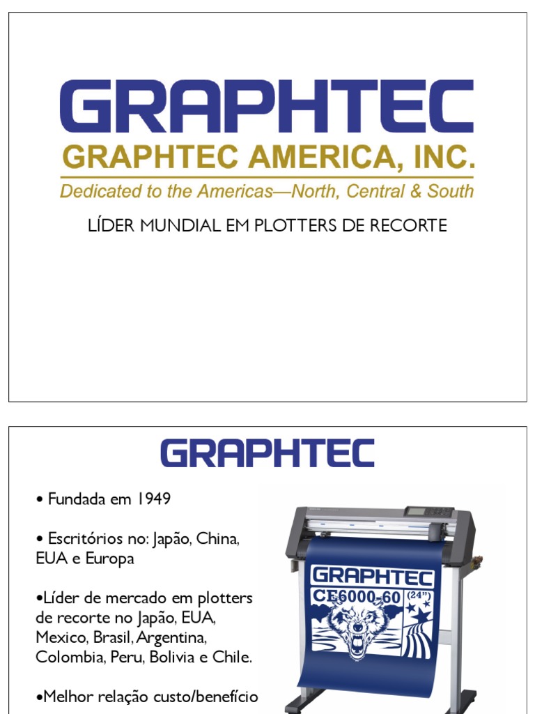 Graphtec Atualizado | PDF | Tecnologia de mídia | Design gráfico
