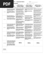 Grading Rubrics For Costume Parade | PDF | Costume
