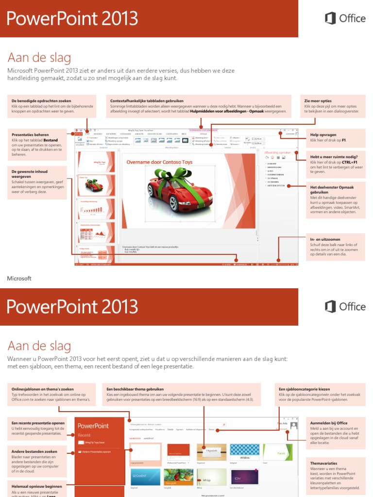 Handleiding PowerPoint 2013 | PDF