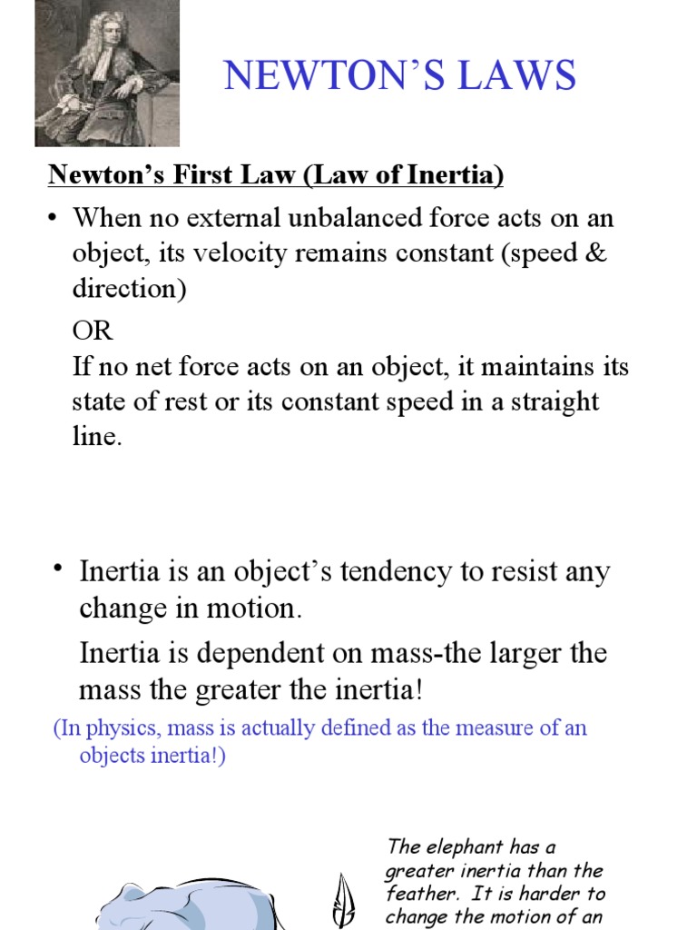 Newton's Laws Review | PDF | Inertia | Friction